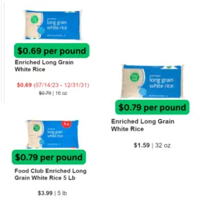 1.4 Price Per Unit & Comparison Shopping – Low Dough Family